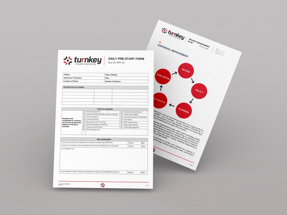 A reformat of Microsoft Word documents to make them on-brand ...