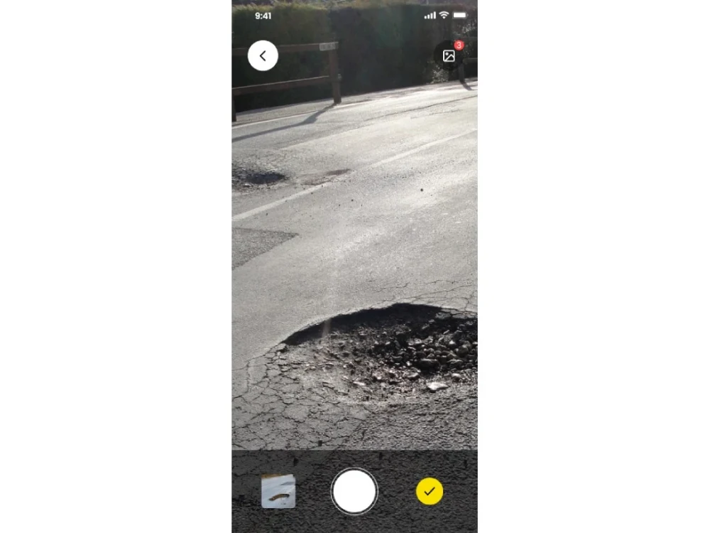 A UI UX design for a Pothole App | Upwork