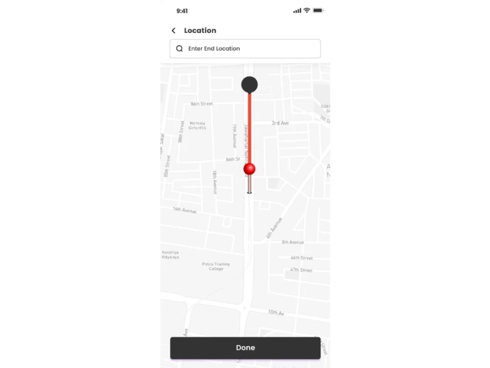A UI UX design for a Pothole App | Upwork