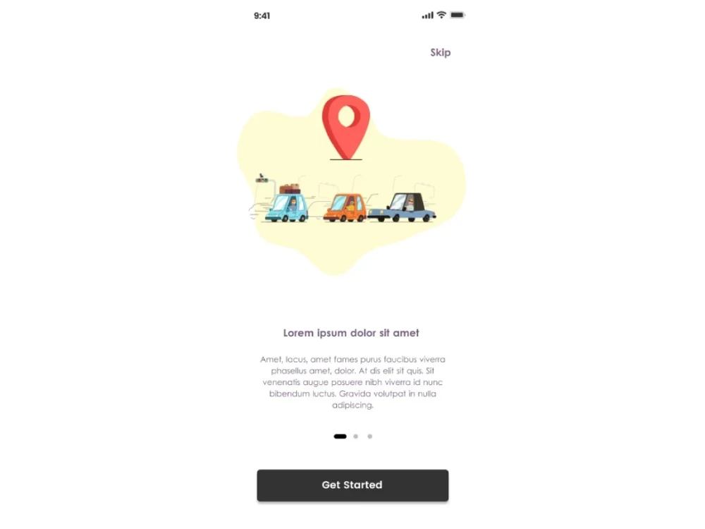 A UI UX design for a Pothole App | Upwork