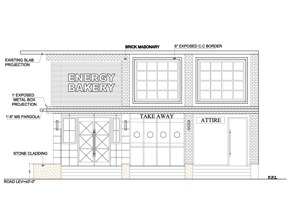 Bakery shop detailed 2D drawings, 3D Design, and animation | Upwork