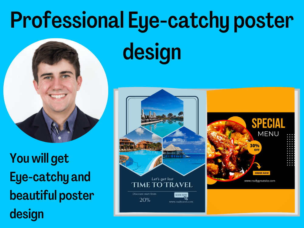 Professional eye-catching poster design | Upwork