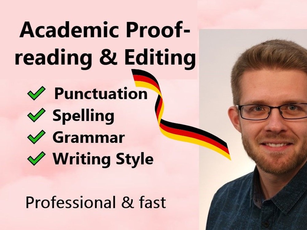 A great proofread of your German bachelor, master, phd, lektorat ...