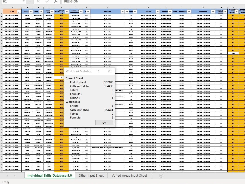 Data entry services on Microsoft Excel & Google Sheets. Accuracy above 90% | Upwork