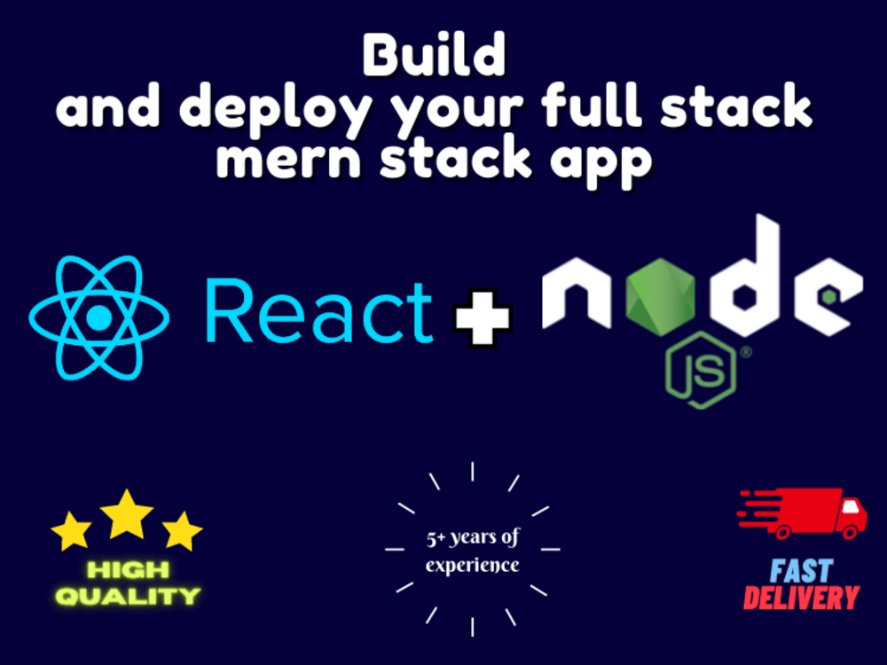High Quality Frontend And Backend Web Application With Reactjs And