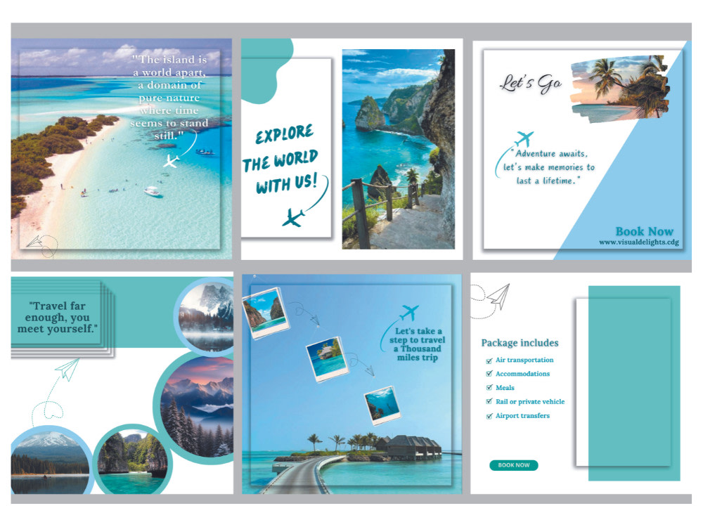 Social media post and any design templates by canva | Upwork