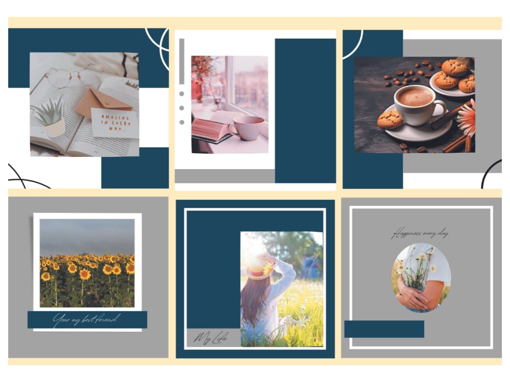 Social media post and any design templates by canva | Upwork