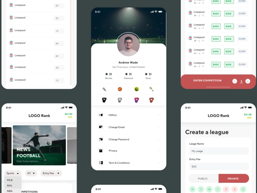 User friendly mobile app ui ux design with prototype | Upwork