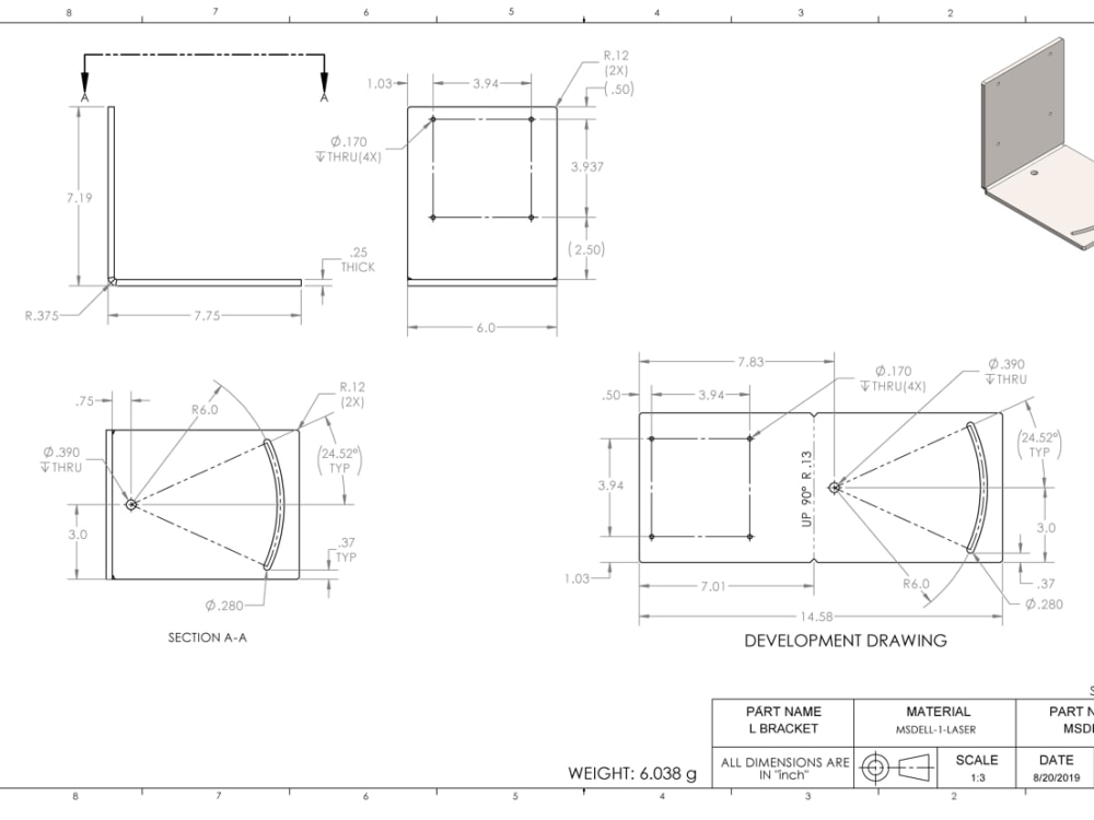 An Engineering CAD Drawing of a product and machinery | Upwork
