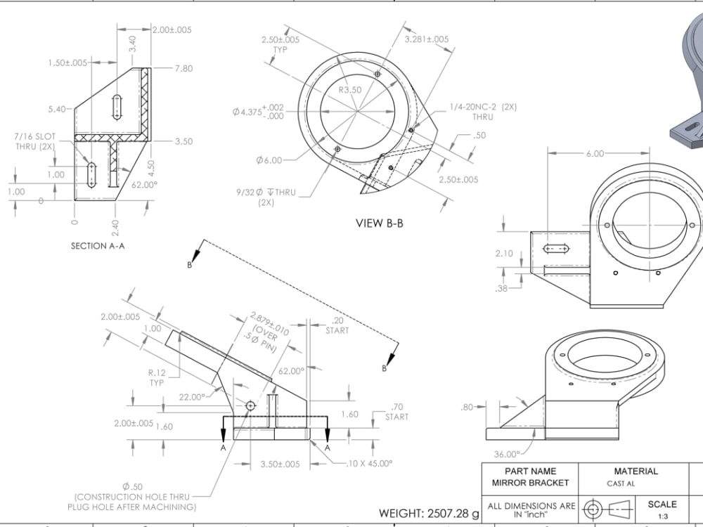 An Engineering CAD Drawing of a product and machinery | Upwork