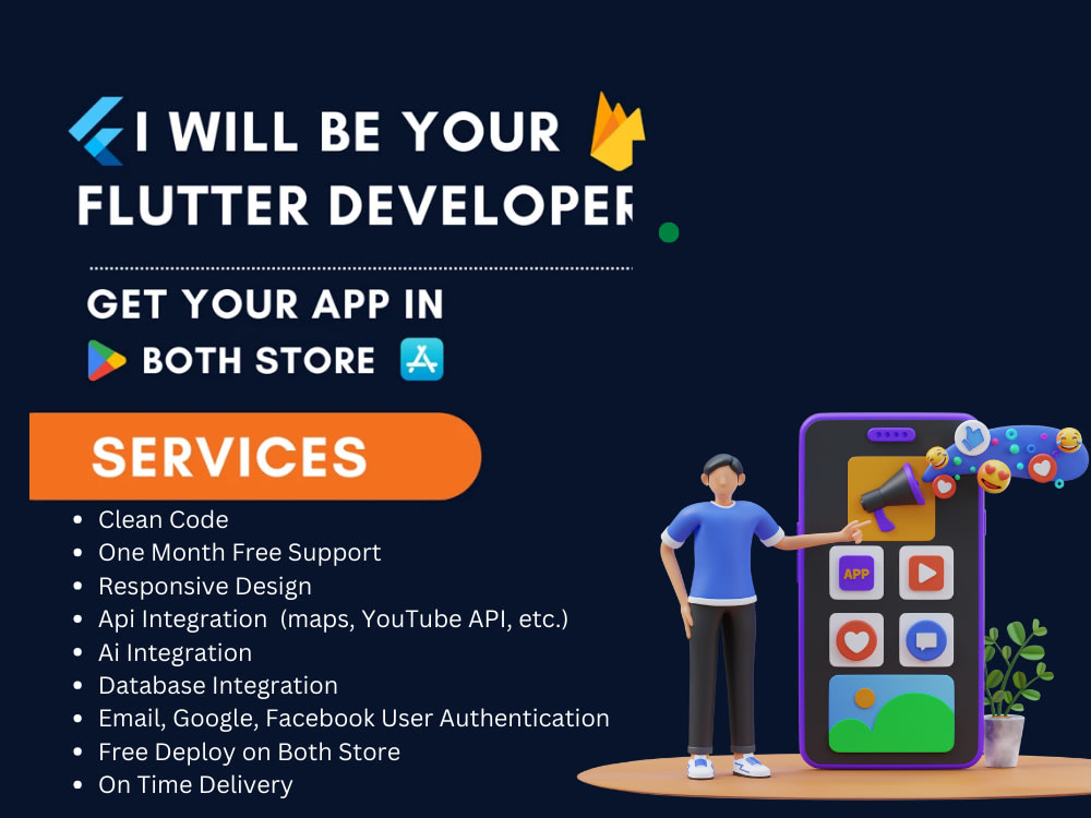 Flutter Flutter Developer Flutter Dart Flutter Firebase Flutter App Upwork