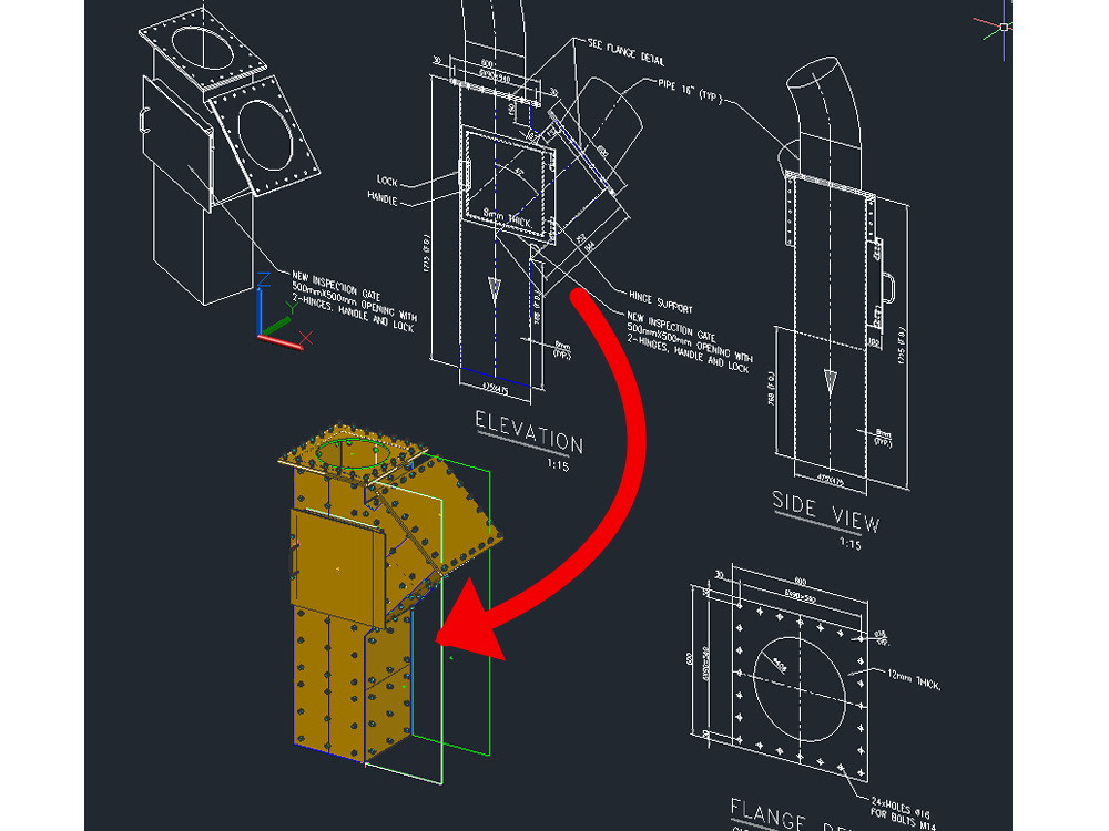 Expert Industrial Chute Engineering with Hardox Lining | Upwork