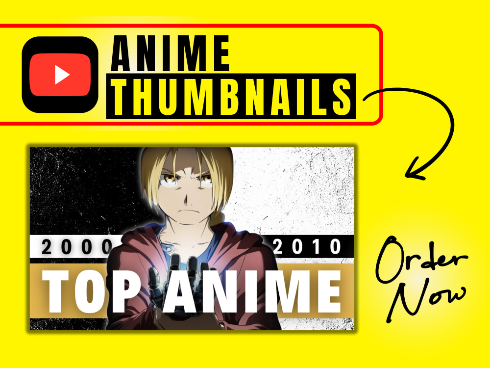 Attractive anime thumbnails for YouTube | Upwork
