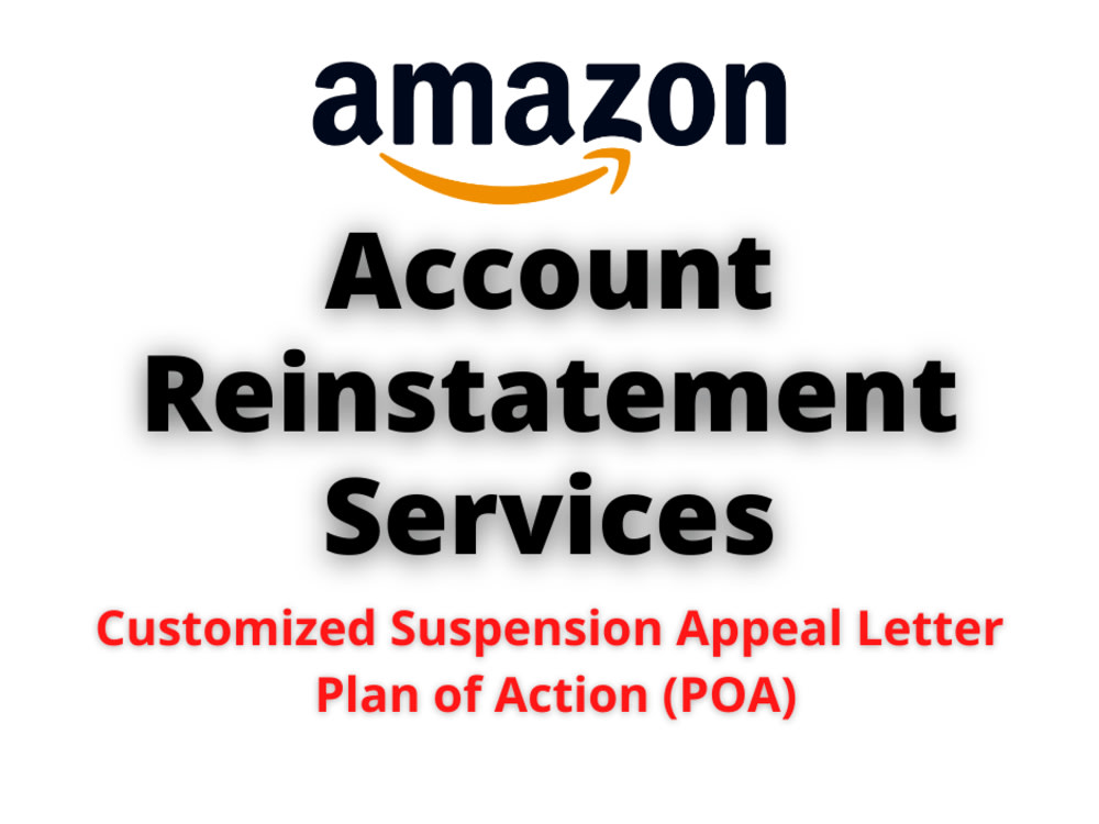 ACTIVE YOUR AMAZON SUSPENDED ACCOUNT | Upwork