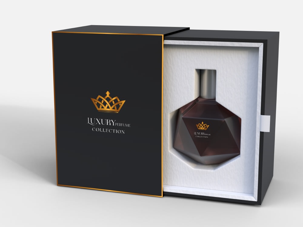 Luxury perfume packaging design | Upwork