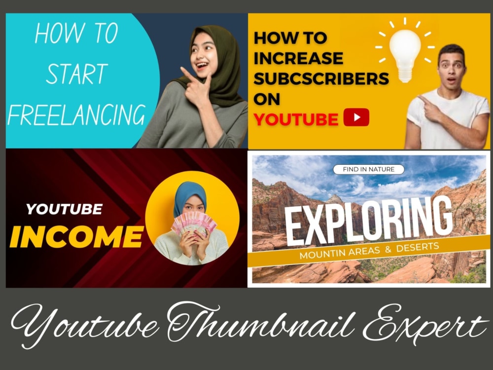 Attractive and professional YouTube Thumbnails to increase more views ...