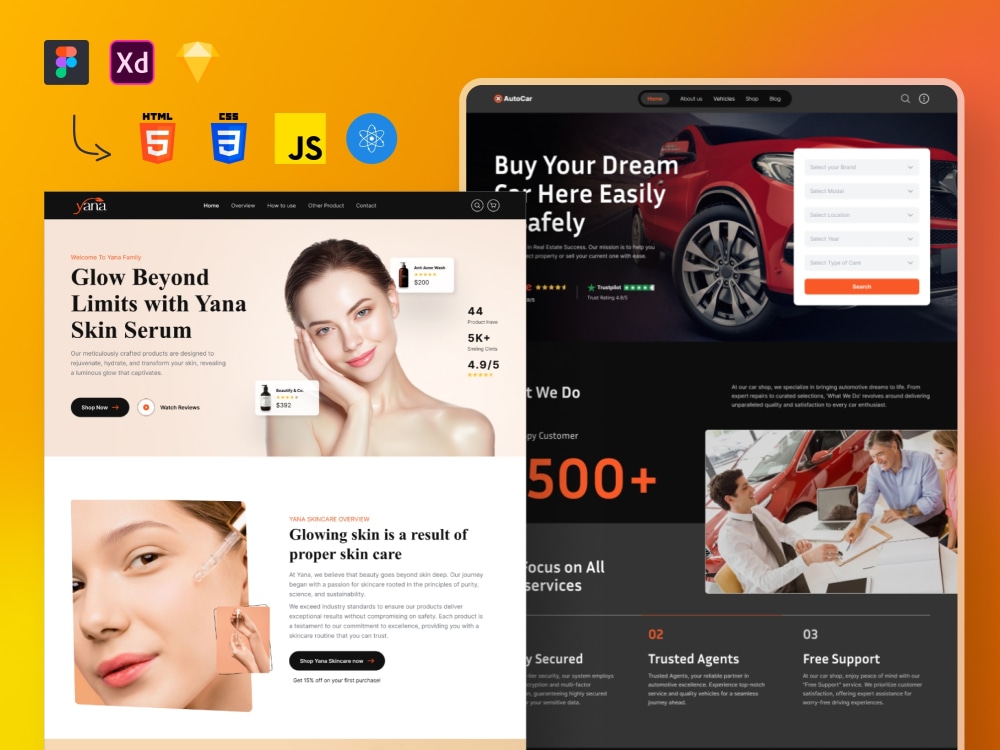 Pixel perfect figma to html, xd,psd to html, bootstrap/tailwind, responsive | Upwork