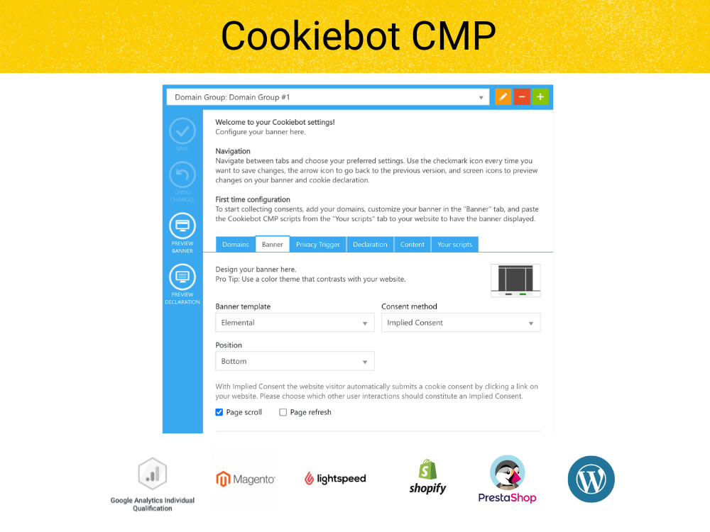 Complete cookiebot cookiebar cmp and consent mode V2 implementation | Upwork