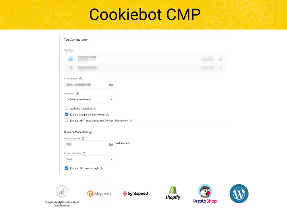 Complete cookiebot cookiebar cmp and consent mode V2 implementation | Upwork