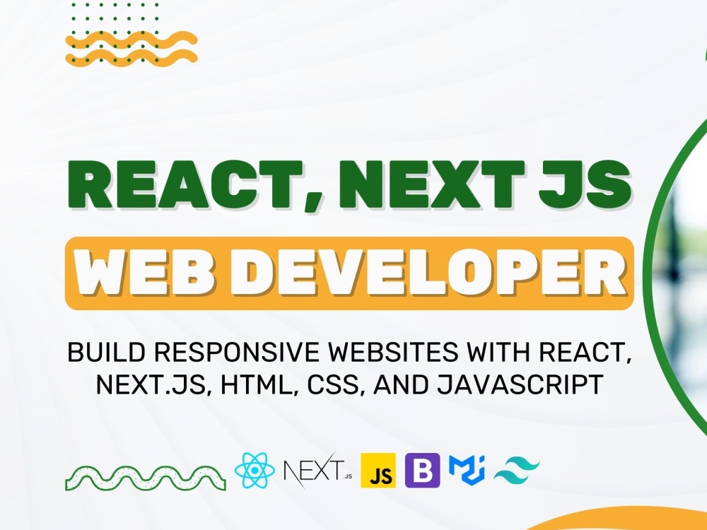 Responsive Websites With React Nextjs Html Css And Javascript Upwork