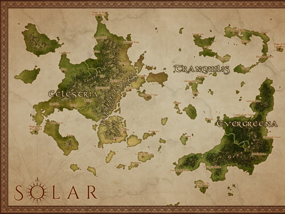 A high quality fantasy map | Upwork