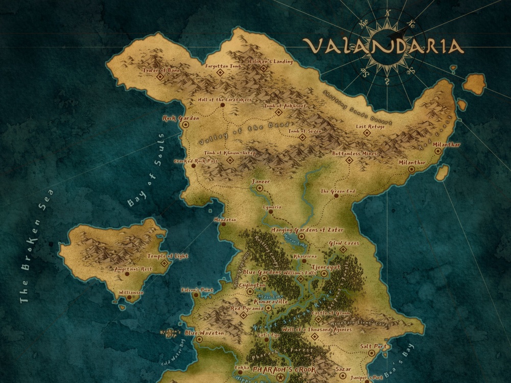 A high quality fantasy map | Upwork