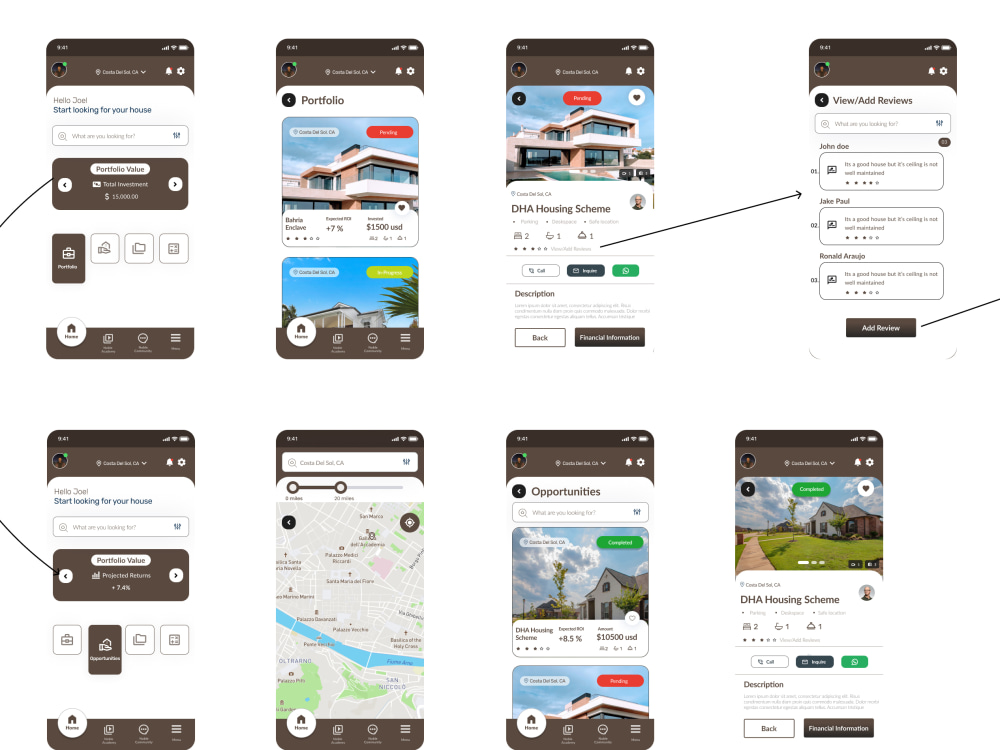 Comprehensive UI/UX Design Portfolio for Modern Applications | Upwork