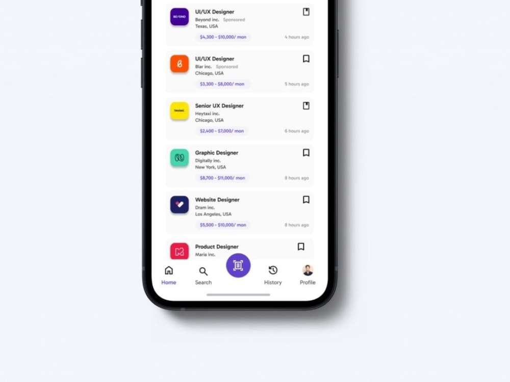 A professional mobile app design | Upwork
