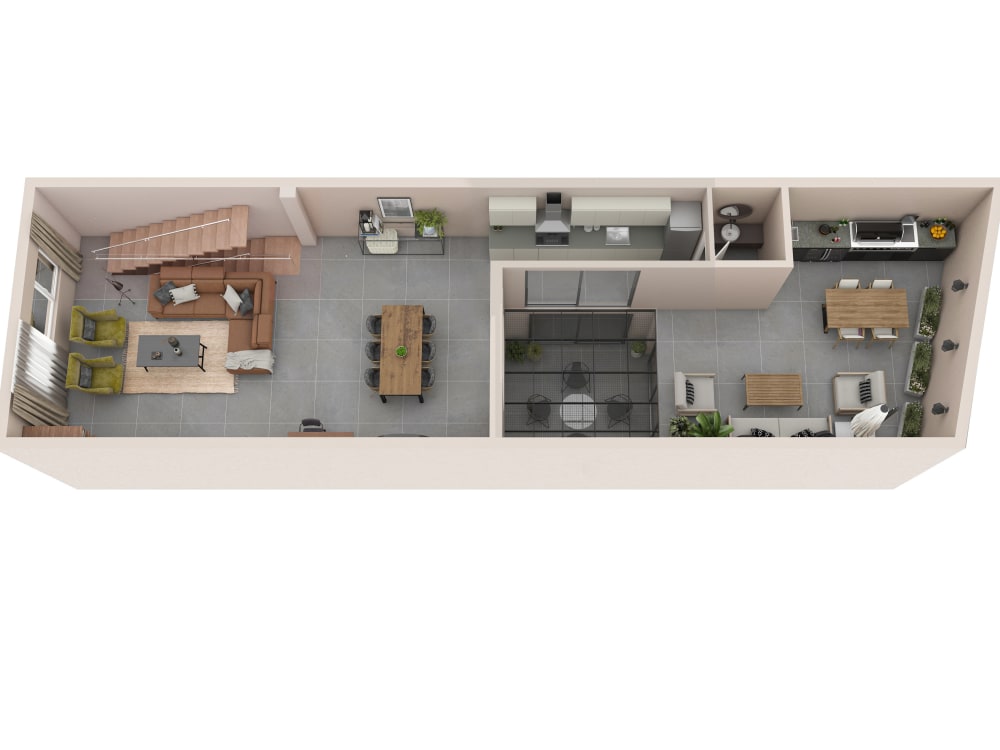 A photorealistic 3D floor plan renderings for your plan | Upwork