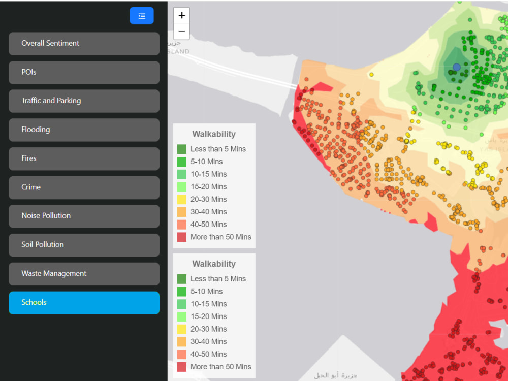 An interactive webmap using MERN/PERN stack | Upwork