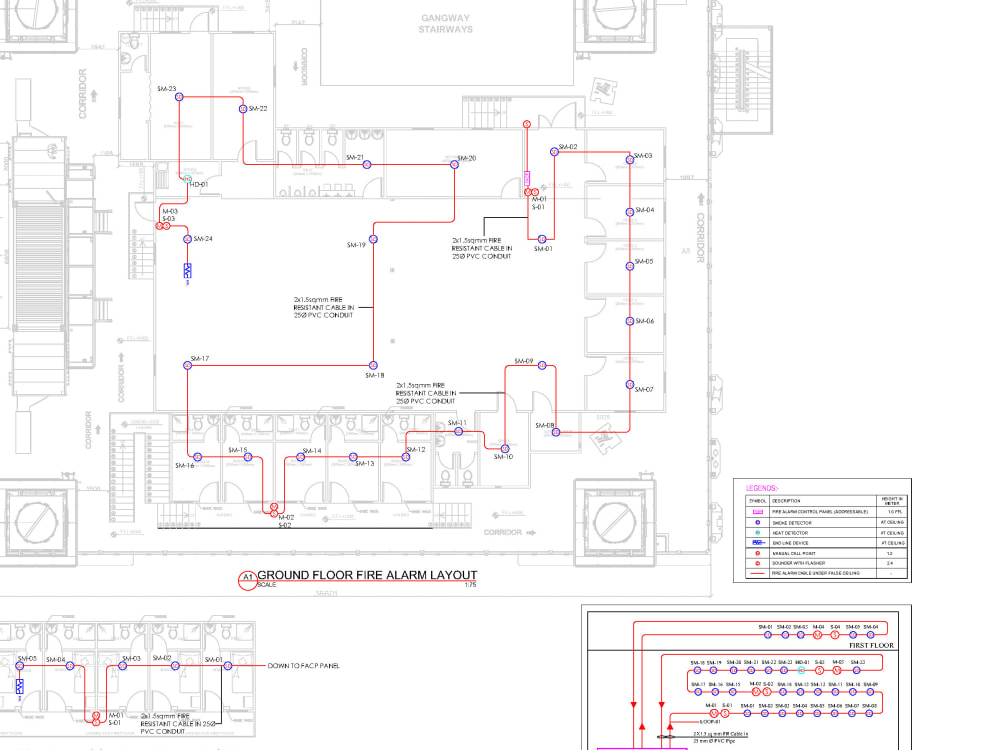 2D Design of MEP System | Upwork