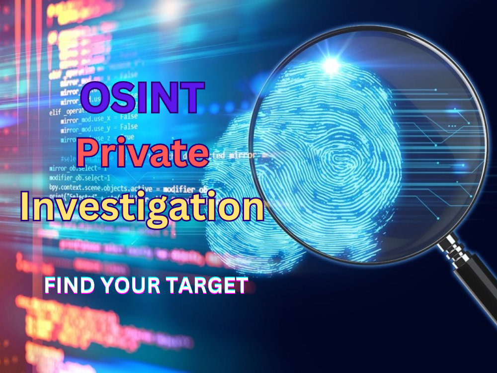 A Comprehensive OSINT Investigation on a company or person | Upwork