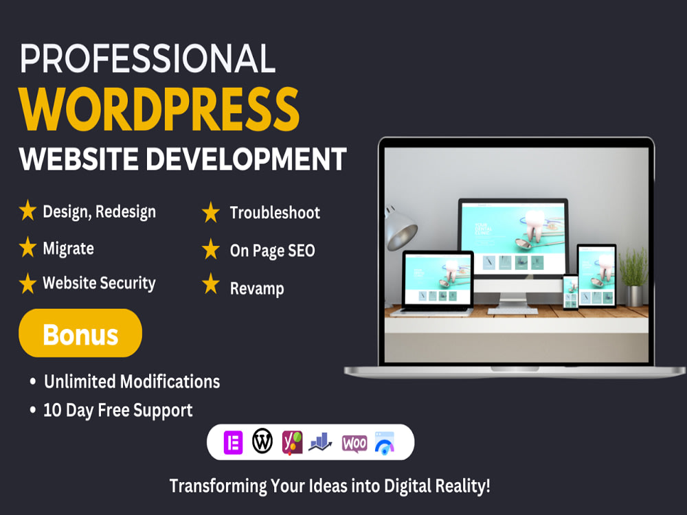 Wordpress Developer Website Design Redesign Revamp Migration Clone