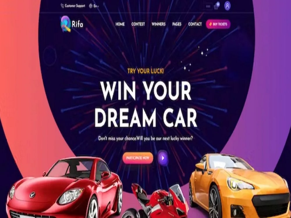 Build and design raffle website, giveaway website, event website | Upwork