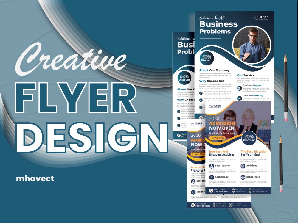 Flyer, biofold, trifold, brochure, poster, and postcard designs | Upwork