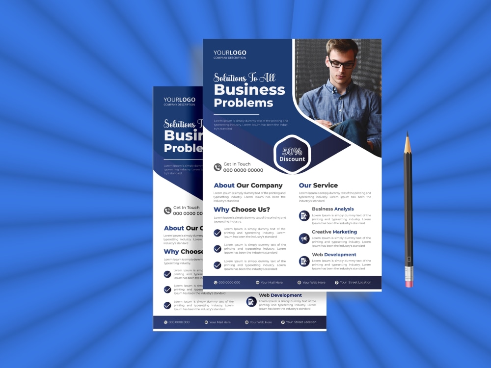 Flyer, biofold, trifold, brochure, poster, and postcard designs | Upwork