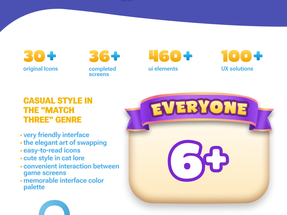 Match-3 Game UI/UX: Tail Trail | Upwork