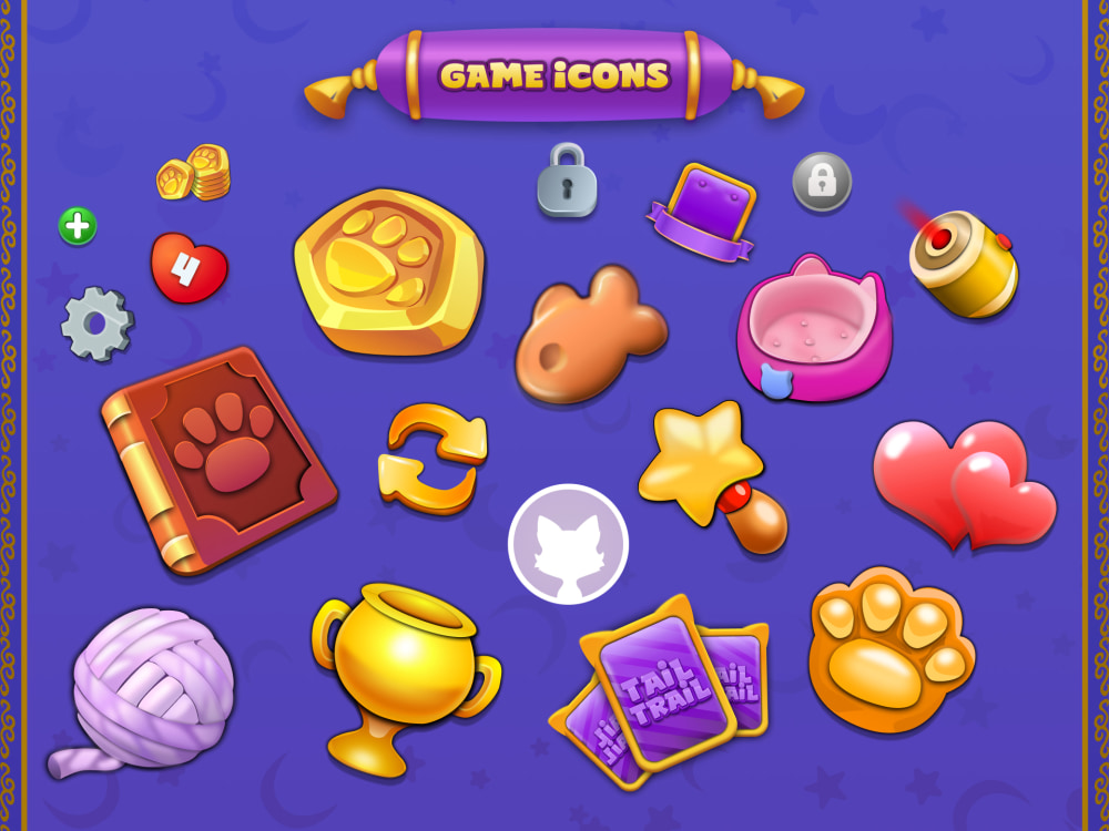 Match-3 Game UI/UX: Tail Trail | Upwork