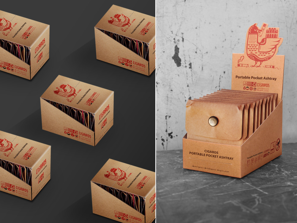 A modern, professional packaging or label design with print ready files ...