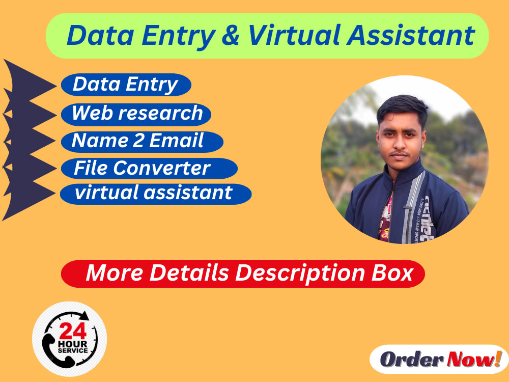 Data entry, Virtual assistant, web research, Copy paste work | Upwork