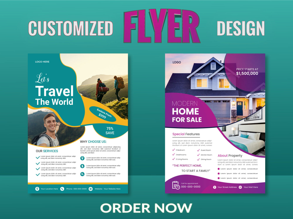 A professional flyer and brochure design | Upwork