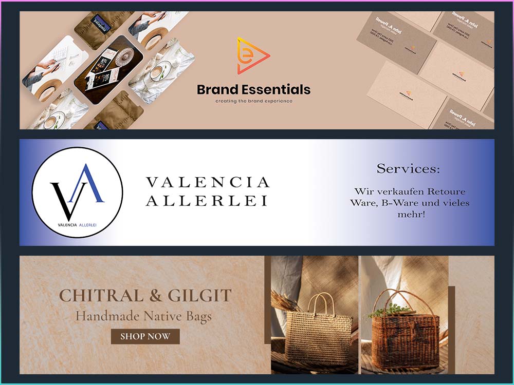 Banner and logo for your eBay shop | Upwork