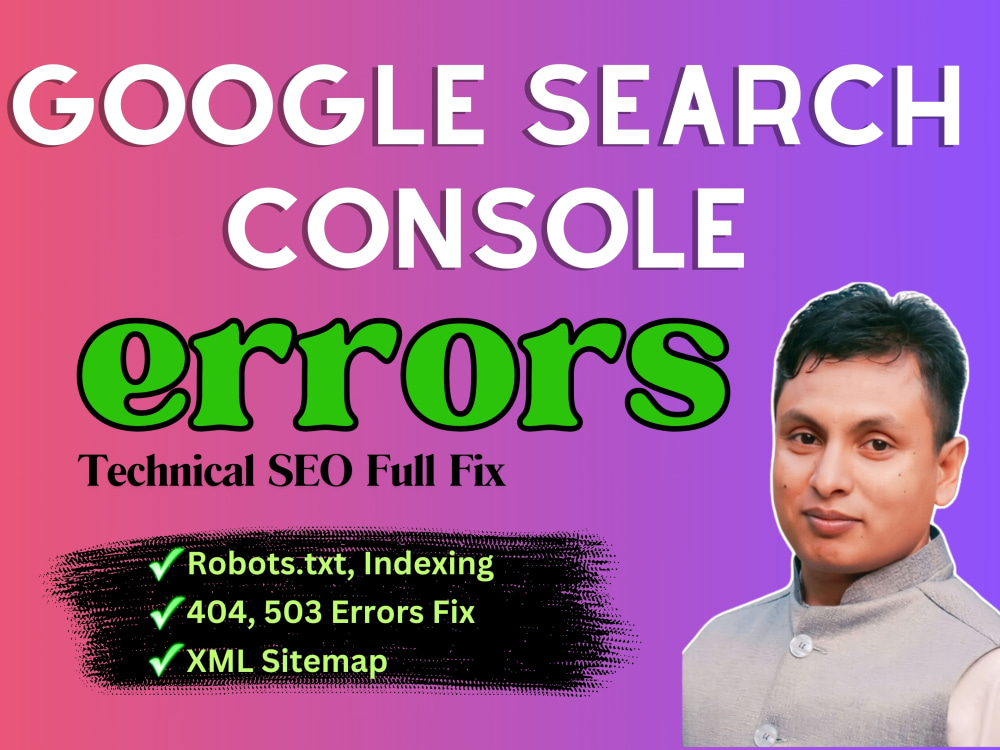 Instantly fixed website indexing errors URL, robots txt, and XML sitemap. | Upwork