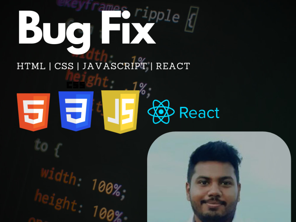 Debug and fix your react, javascript, HTML, CSS issues | Upwork Debug and fix your react, javascript, HTML, CSS issues | Upwork