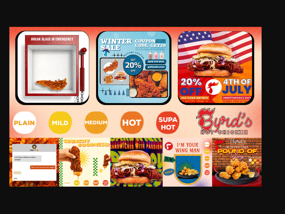 30 unique social media posts designs for whole month | Upwork