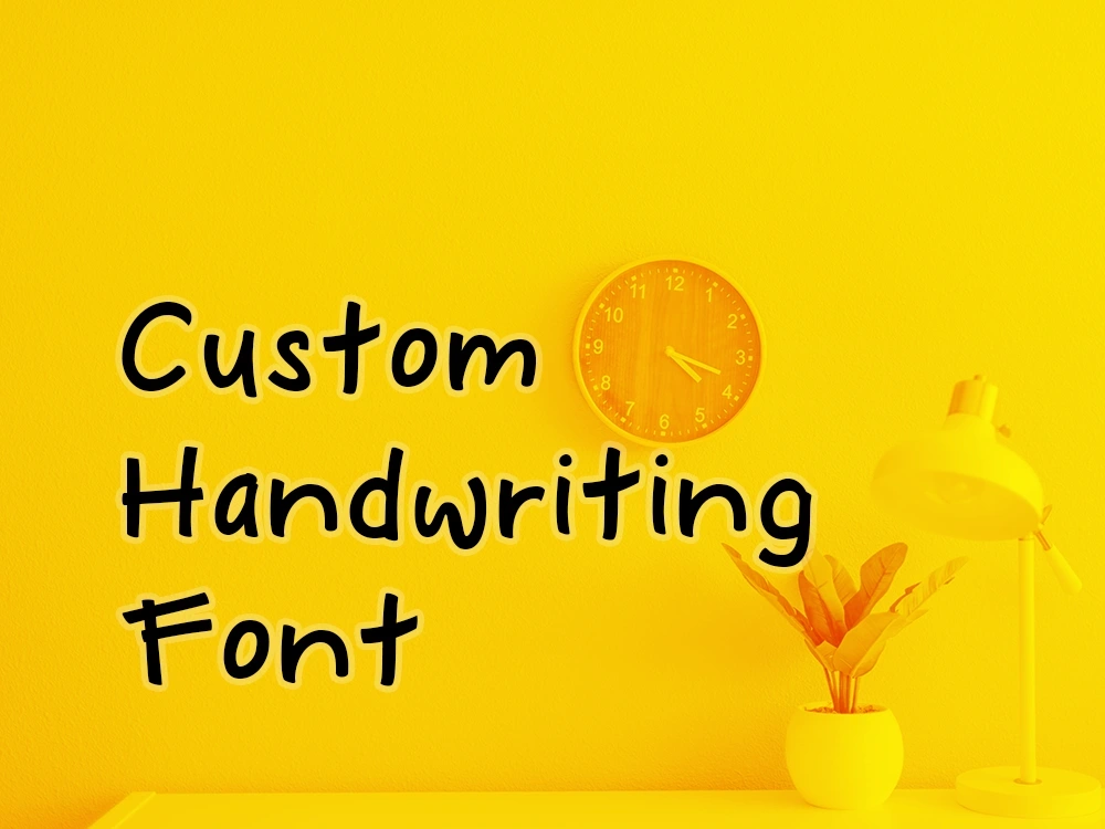 A Custom Original Font from your handwriting | Upwork