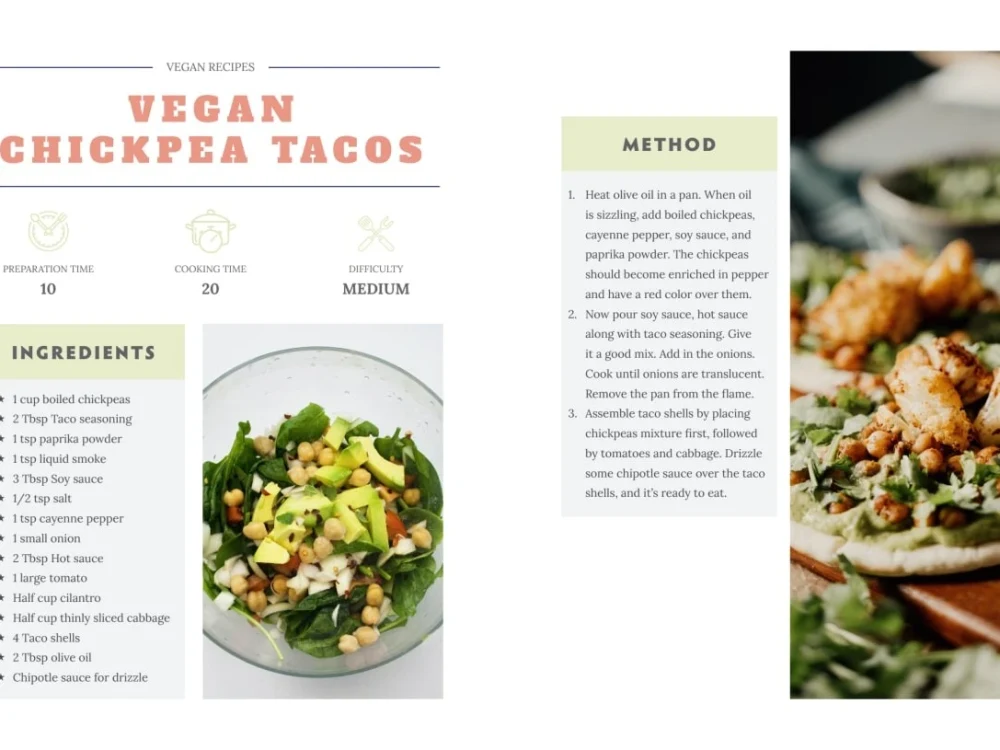 A nice cookbook design with interior layout and formatting. | Upwork