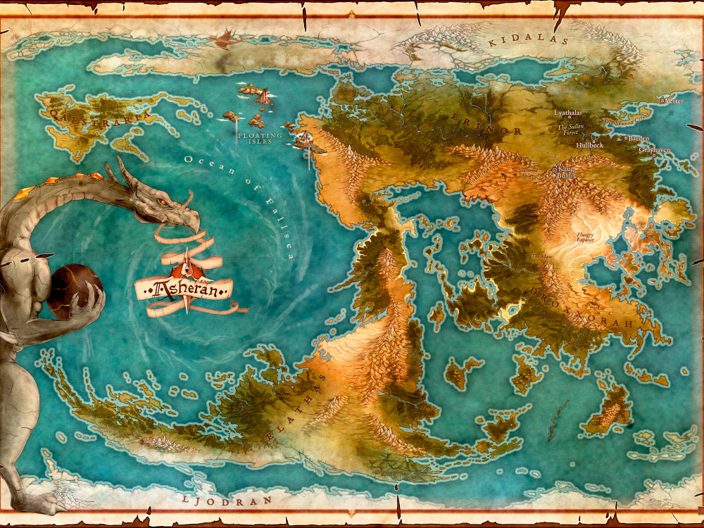 A custom fantasy map! | Upwork