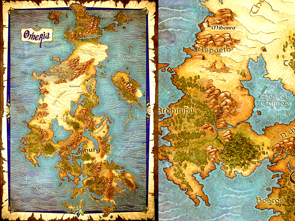 A custom fantasy map! | Upwork