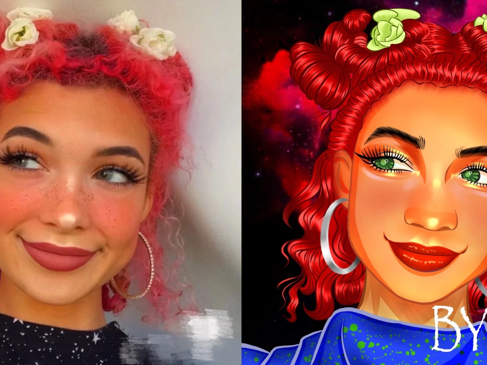 Unique head portraits from your photos | Upwork